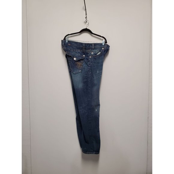 MEK USA DNM | Jeans | Mek Denim Bulgan Straight Leg Button Fly Jeans ...